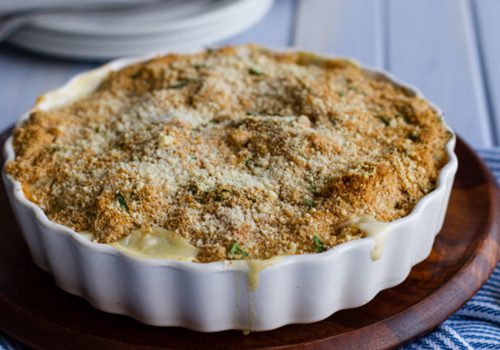 Oaty Fish Crumble • Croi Heart & Stroke Charity