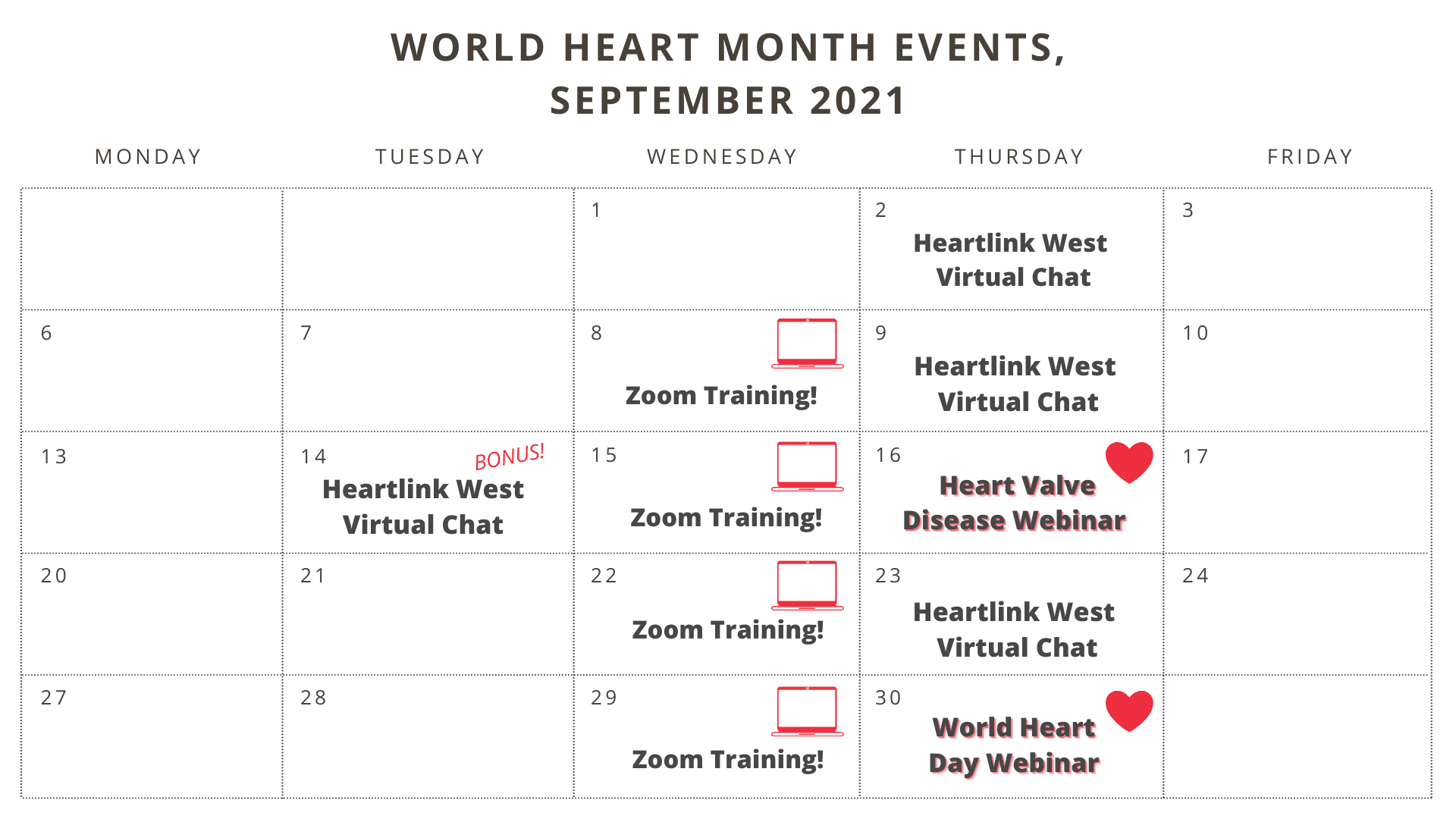 World Heart Month Events | Croi Heart & Stroke Charity