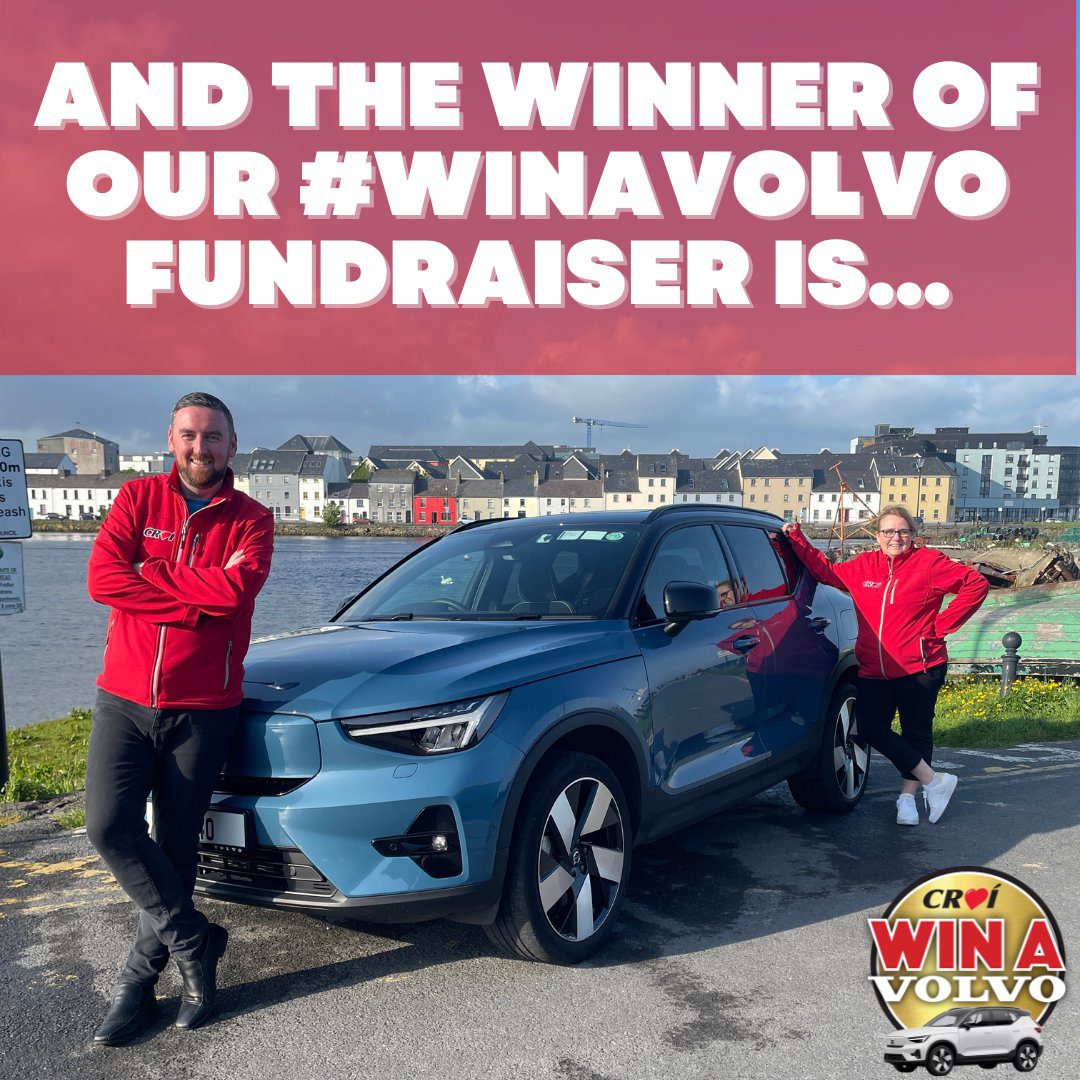 Winner - Croí Win A Volvo • Croi Heart & Stroke Charity
