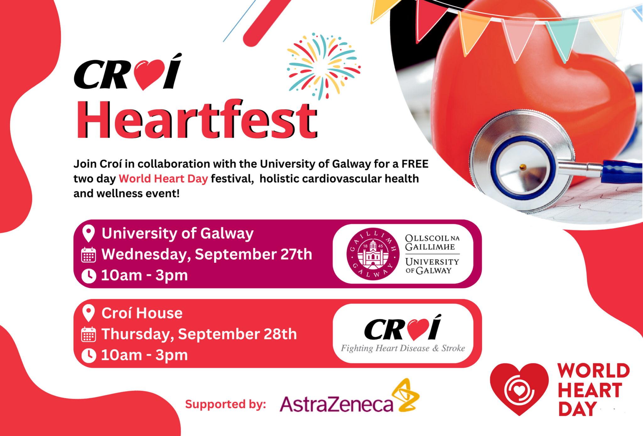 Croí Celebrates World Heart Day with Heartfest • Croi Heart & Stroke ...