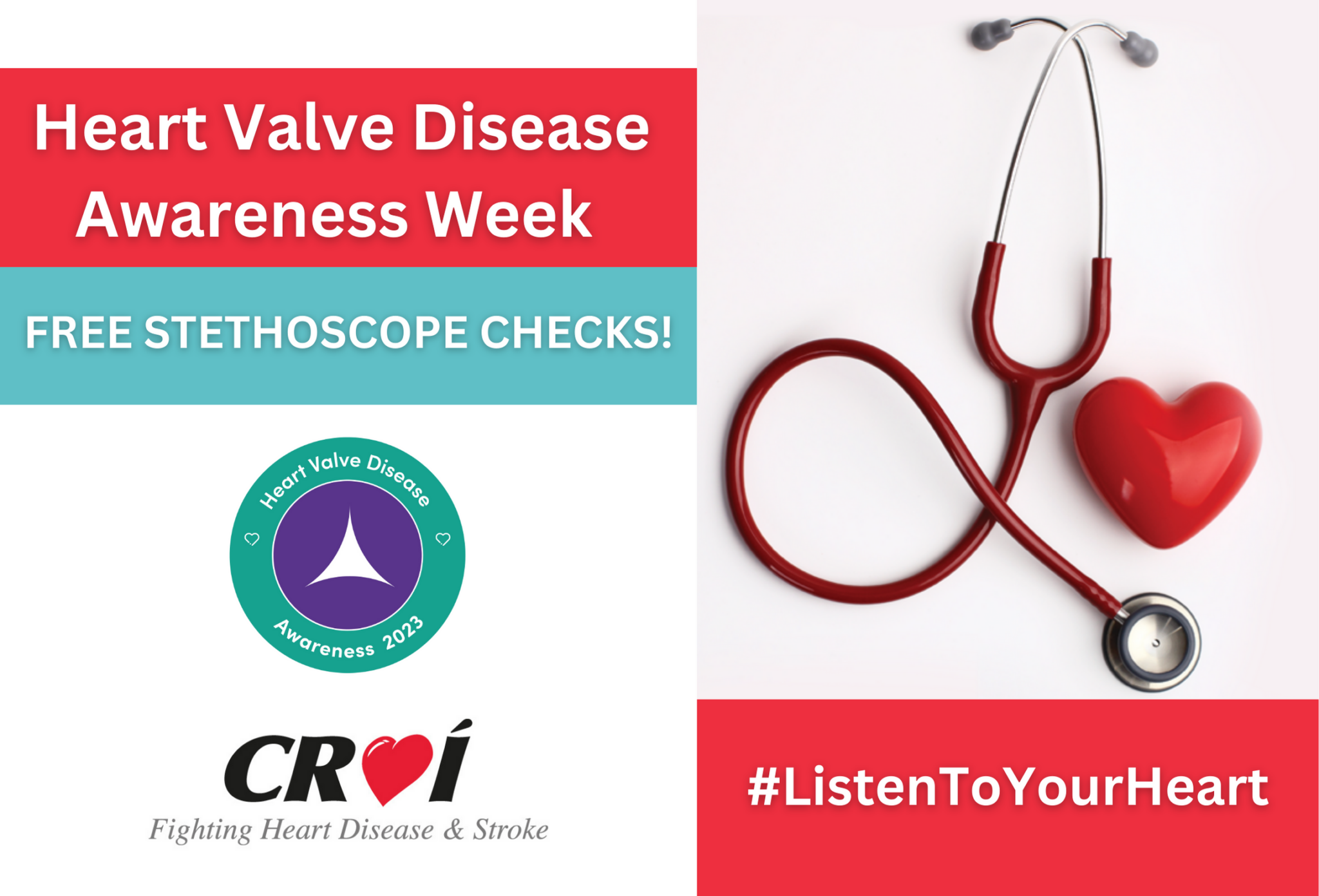 Heart Valve Disease Awareness Week 2023 • Croi Heart And Stroke Charity