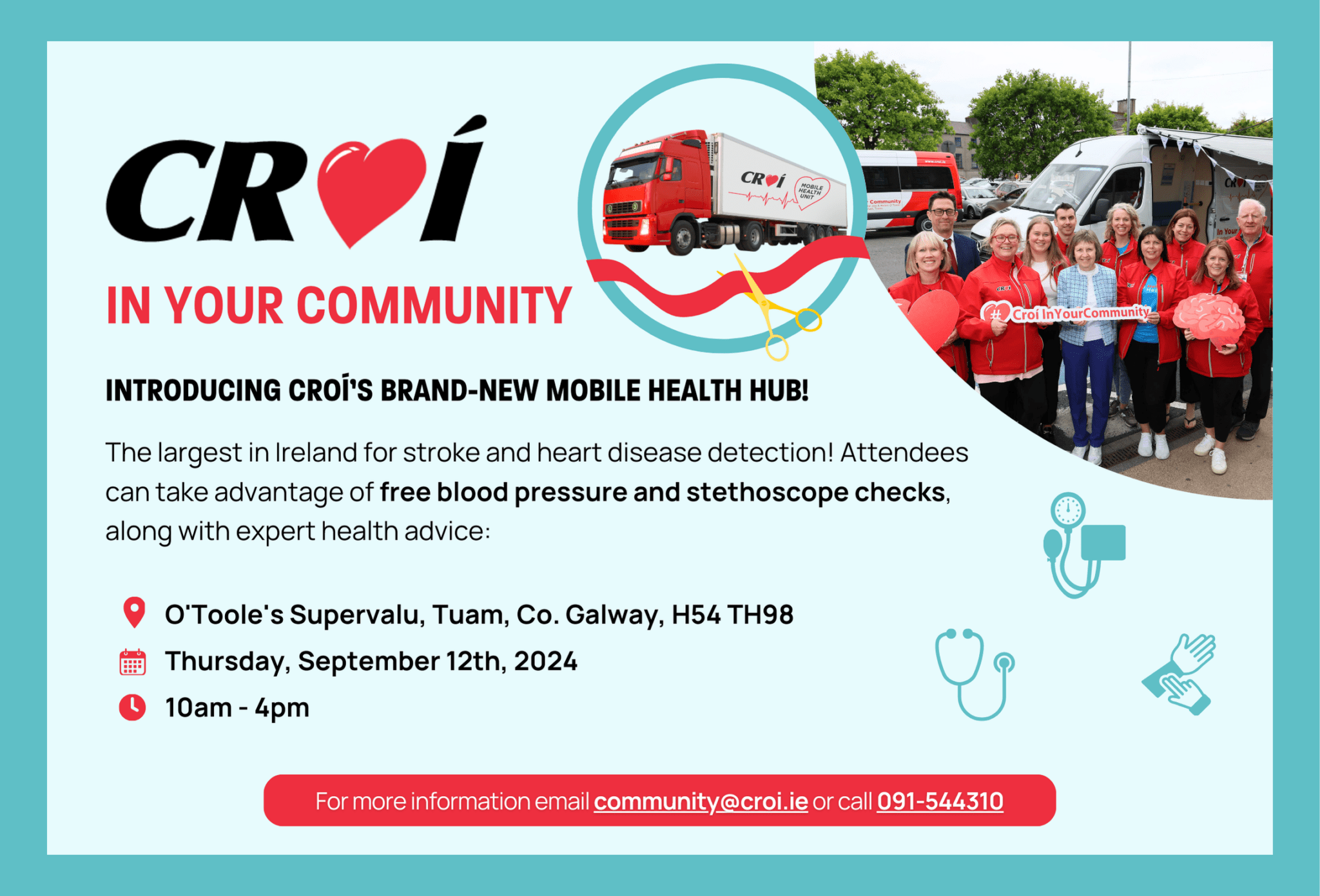 Croí to Launch Ireland’s Largest Mobile Stroke Prevention and Heart ...