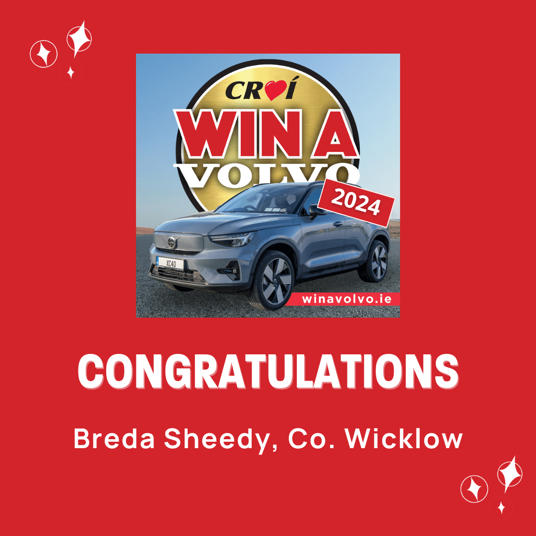 Winner - Croí Win A Volvo 2024 • Croi Heart & Stroke Charity