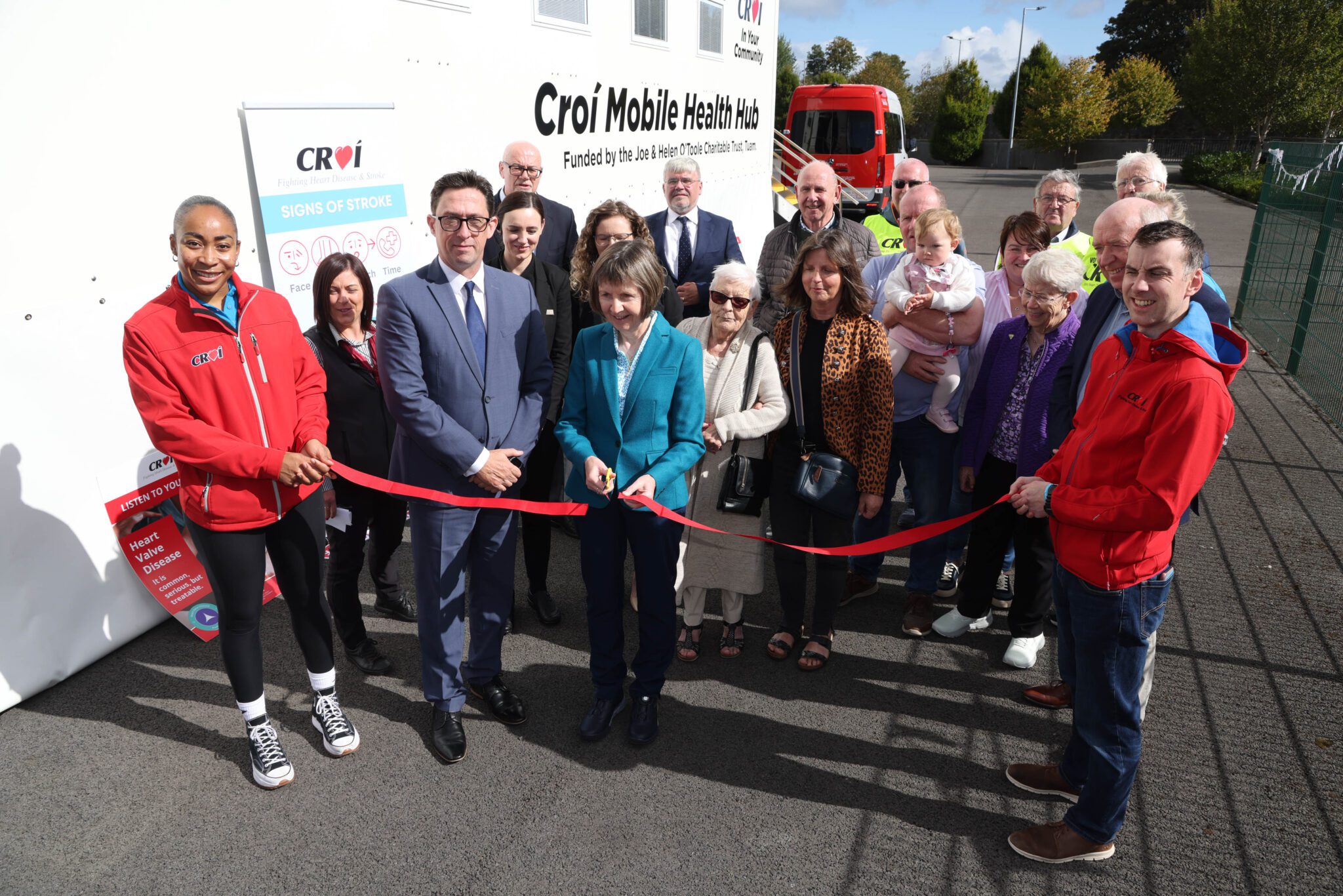Croí Officially Launch Irelands Largest Mobile Stroke Prevention And