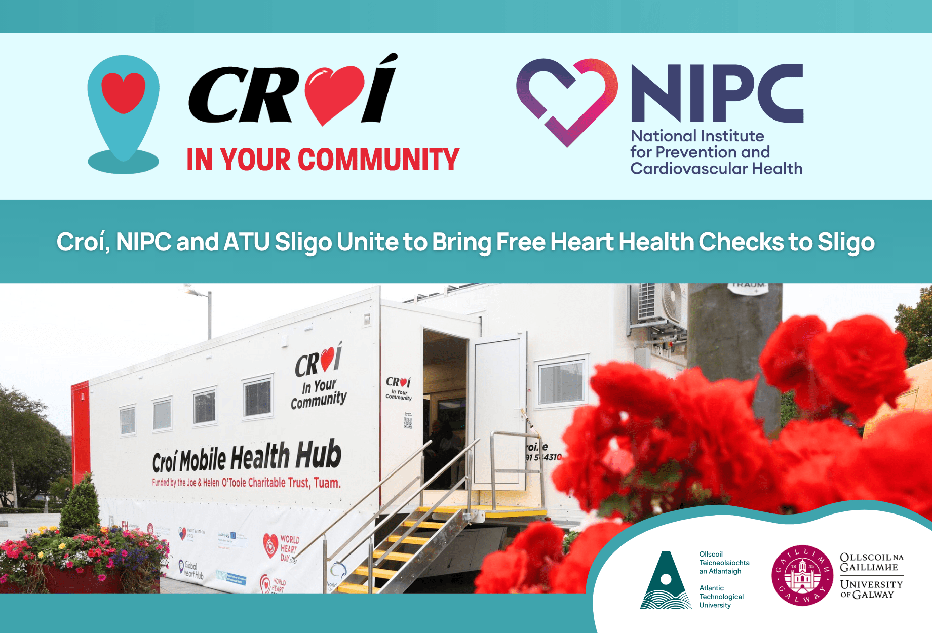 Croí, NIPC and ATU Sligo Unite to Bring Free Heart Health Checks and ...